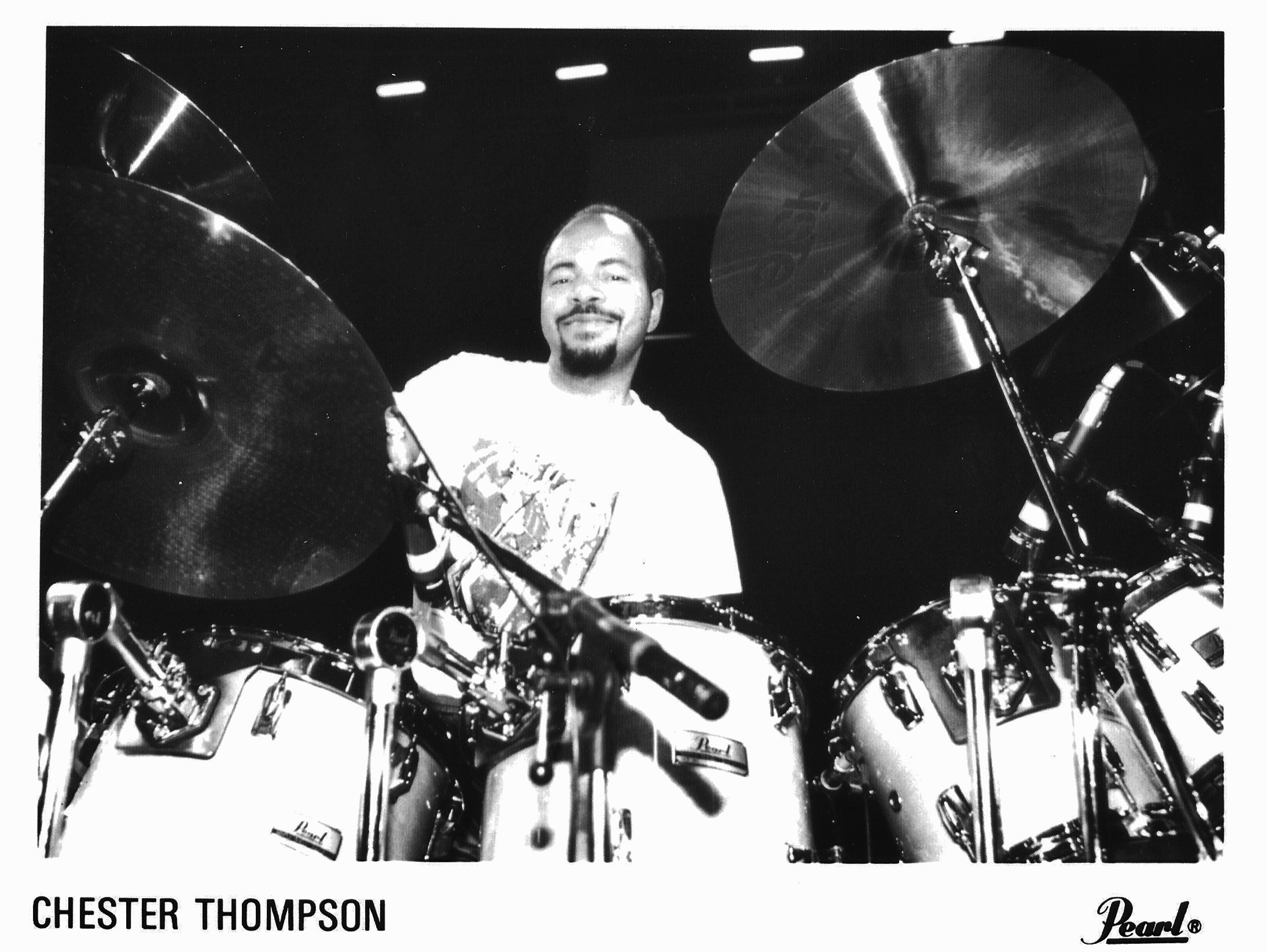 Chester Thompson Press photo – The Genesis Archive