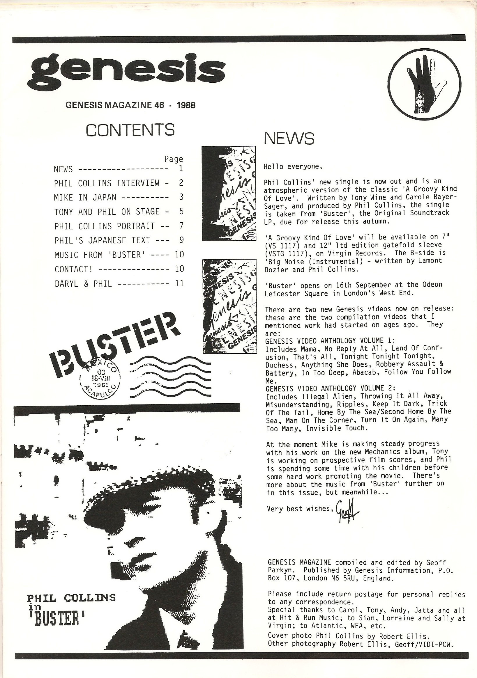 Genesis Information – Issue 46 – The Genesis Archive