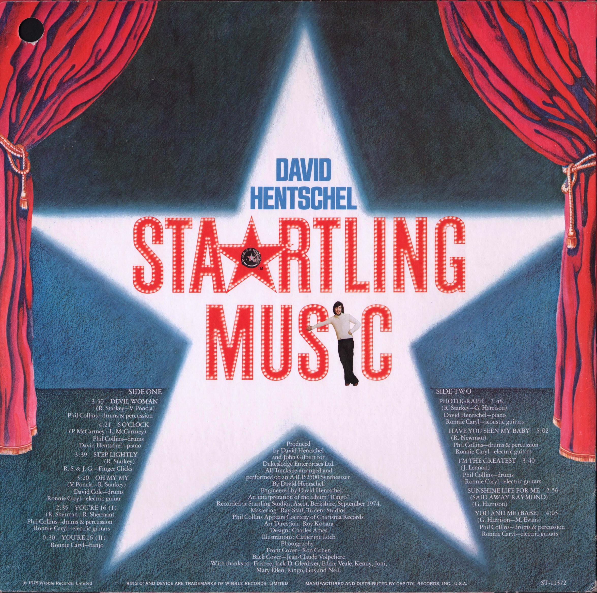David Hentschel – Startling Music – Capitol Records promo – The Genesis ...