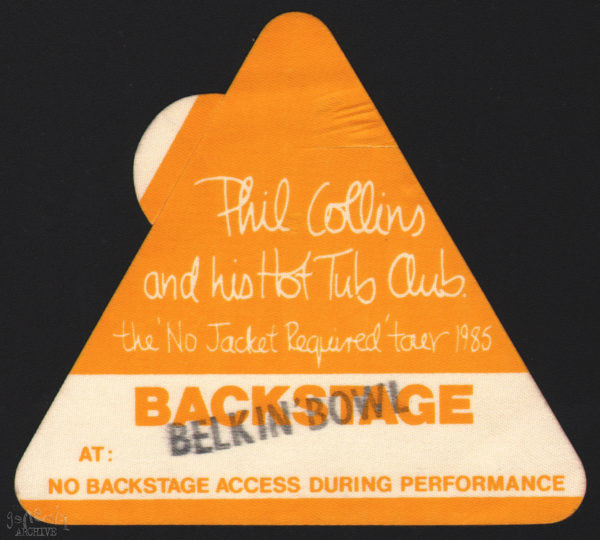 Cloth pass – PC – Backstage – The Genesis Archive