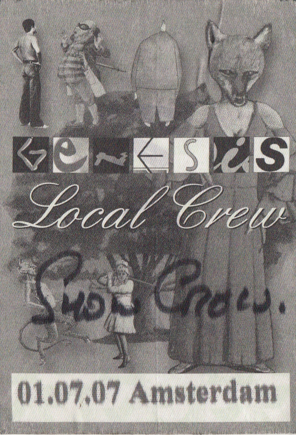 Cloth pass – Genesis – Amsterdam Arena – Amsterdam – 1st July – The ...