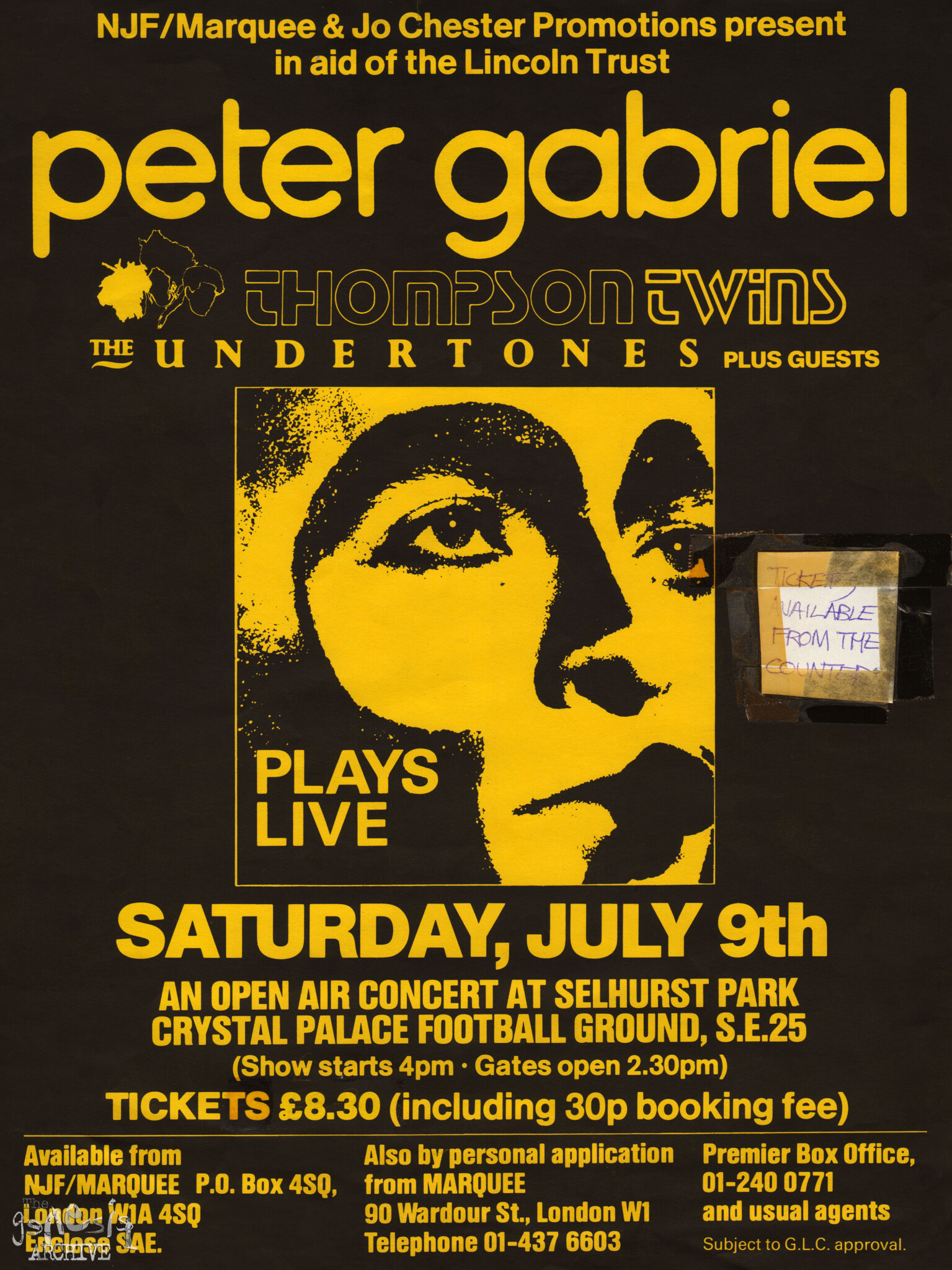Peter Gabriel Live – The Genesis Archive