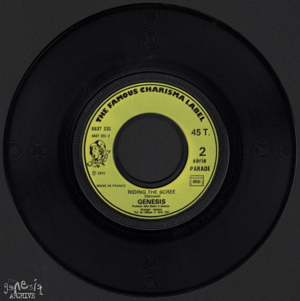 Promo – Single – Genesis – Counting Out Time / Riding The Scree ...