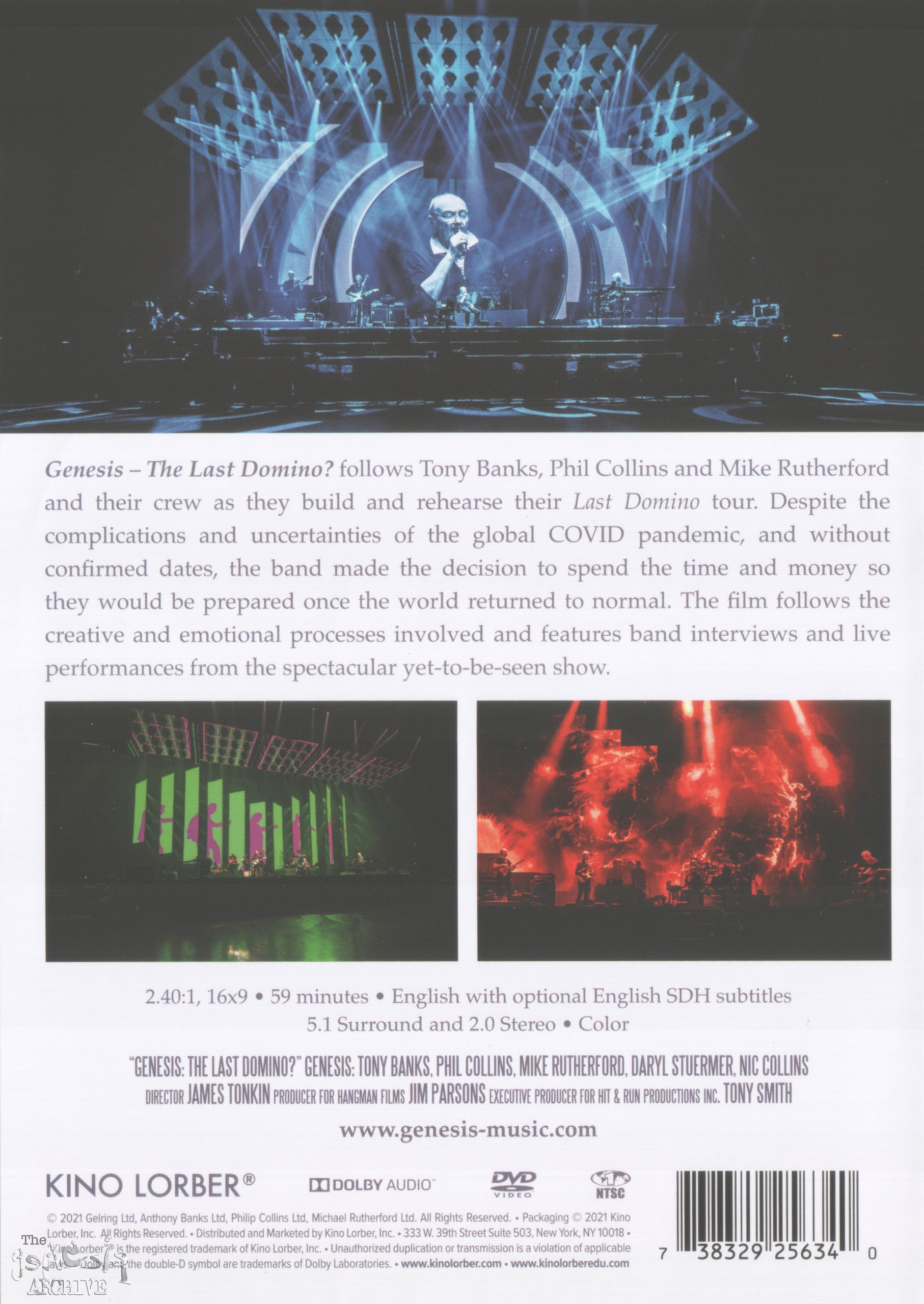 GENESIS – THE LAST DOMINO? – Documentary – DVD – The Genesis Archive