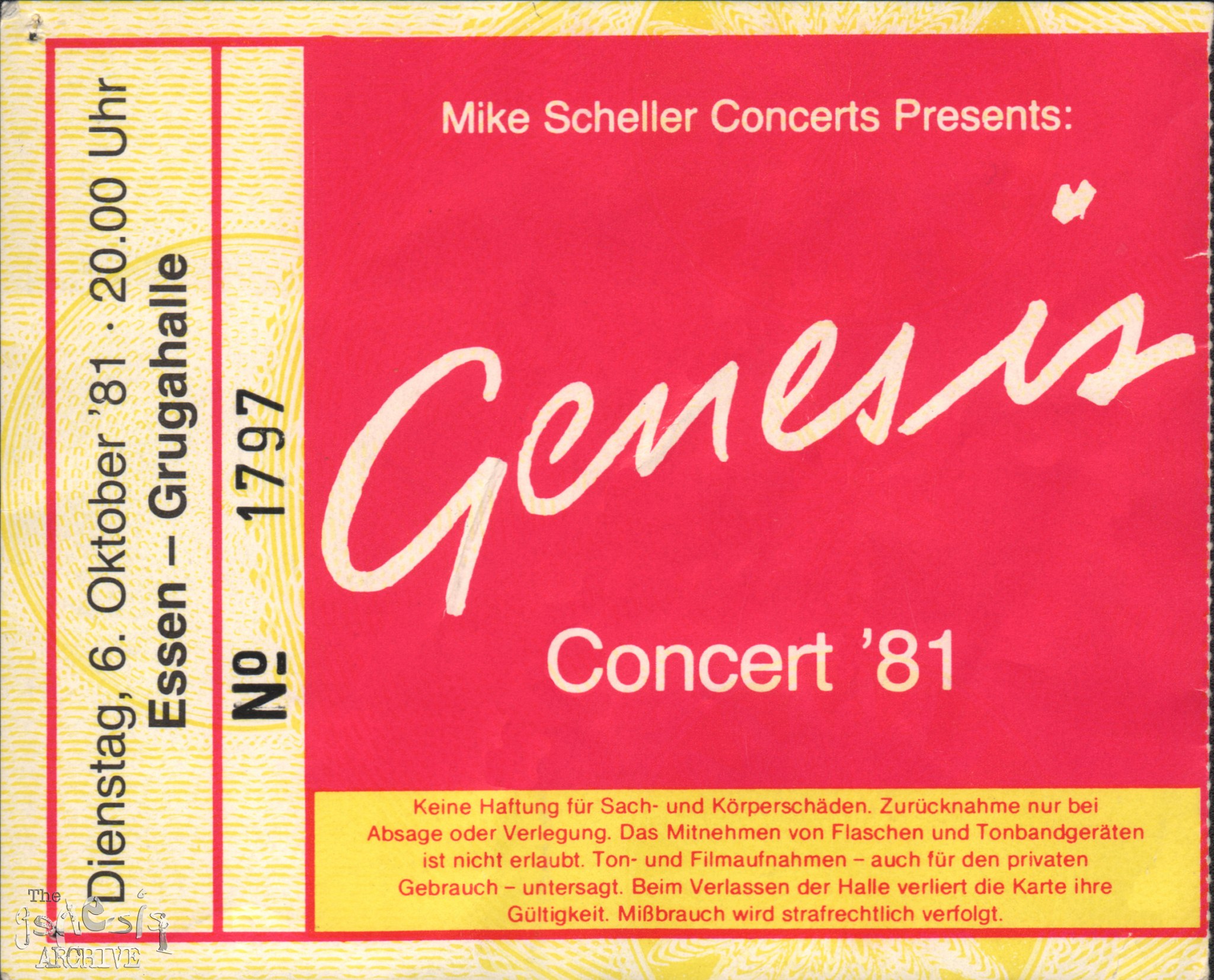 Abacab Tour – The Genesis Archive