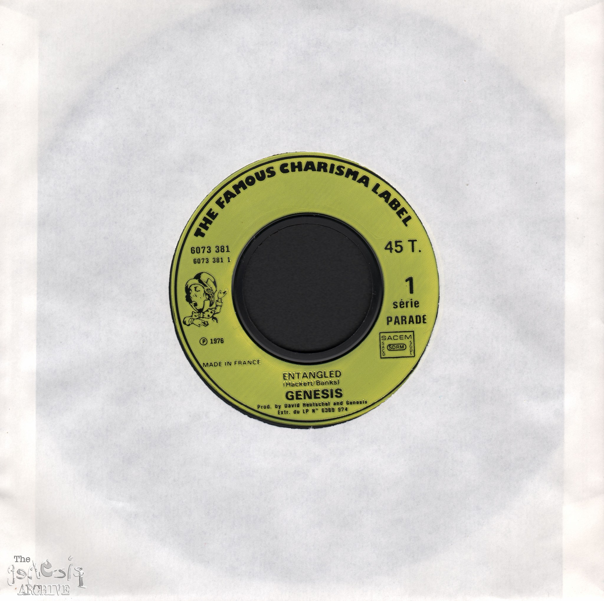 Single – Genesis – Entangled – A Trick Of The Tail – France – The ...