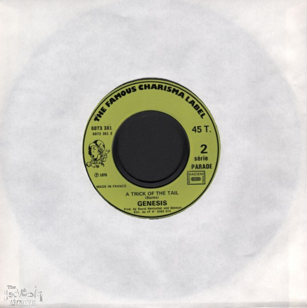 Single – Genesis – Entangled – A Trick Of The Tail – France – The ...